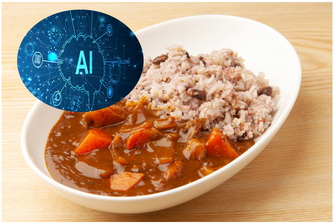 AI is also endorsed! Minor grains and curry go well together ...